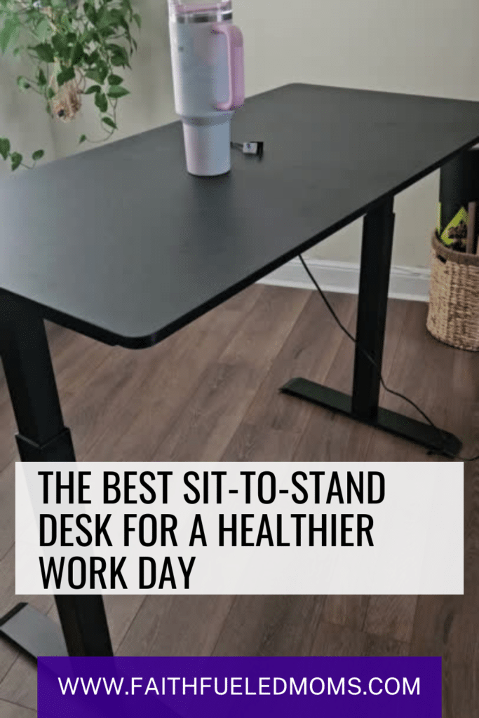 The best sit-to-stand desk for a Healthier Workday ⋆ FaithFueled™ Mom